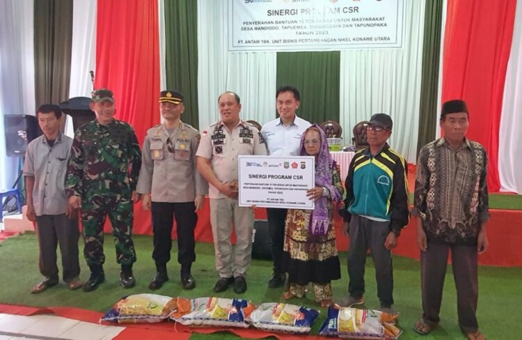 Dirut PT ANTAM dan Aster Panglima TNI Tinjau Blok Mandiodo - Penasultra.id